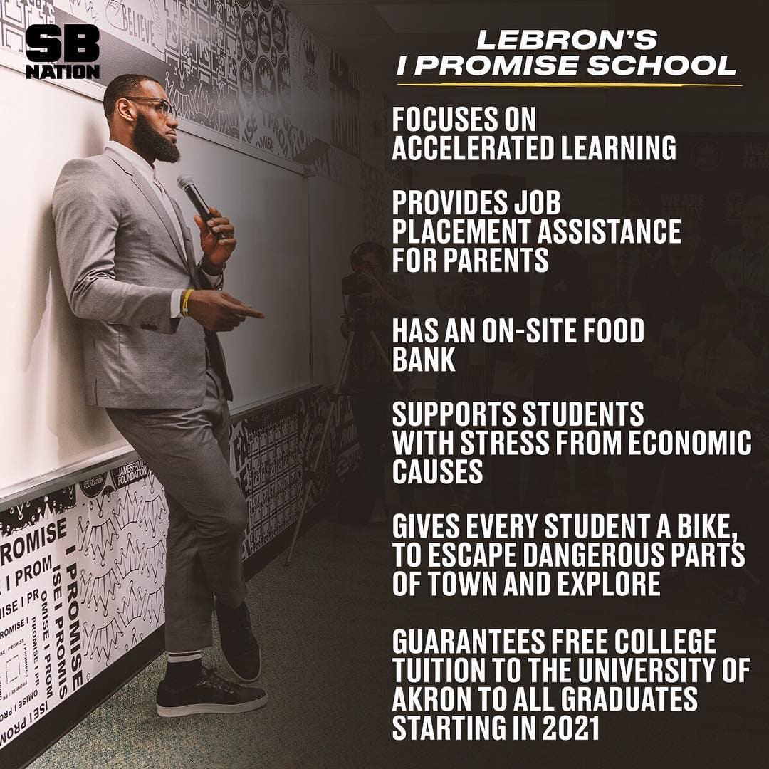 LeBron James’ "I Promise School" Really is The First of its Kind ...