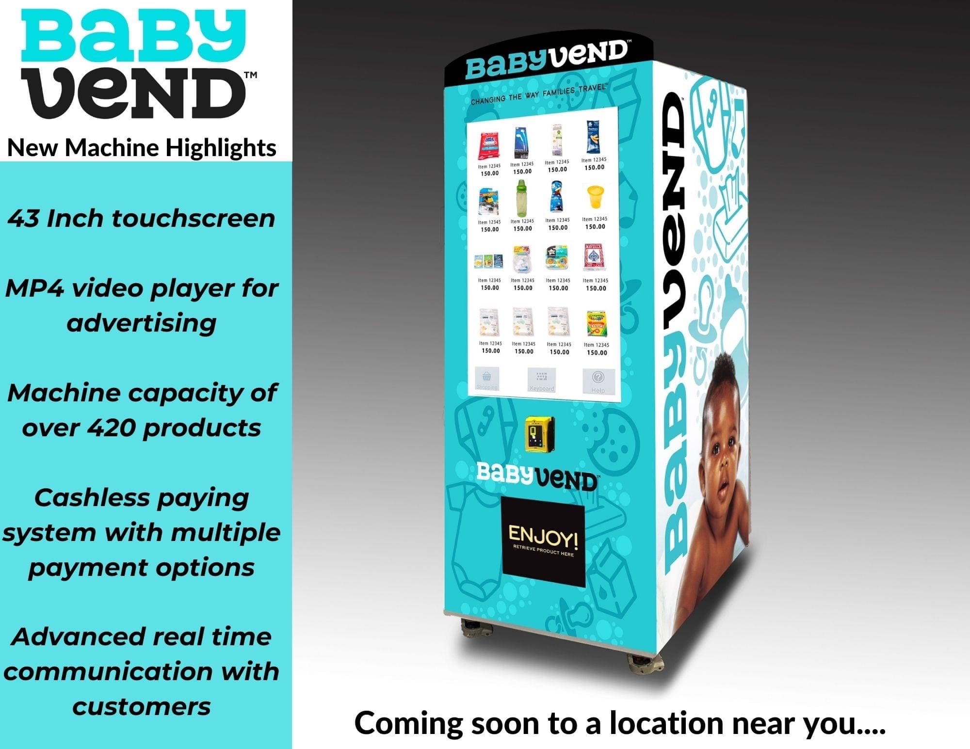 Mother Creates Baby Vend, a Vending Machine Business That Helps ...